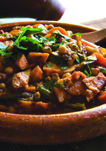Meatless Monday: Moroccan Chickpea Tagine from Cornucopia - HappyCow
