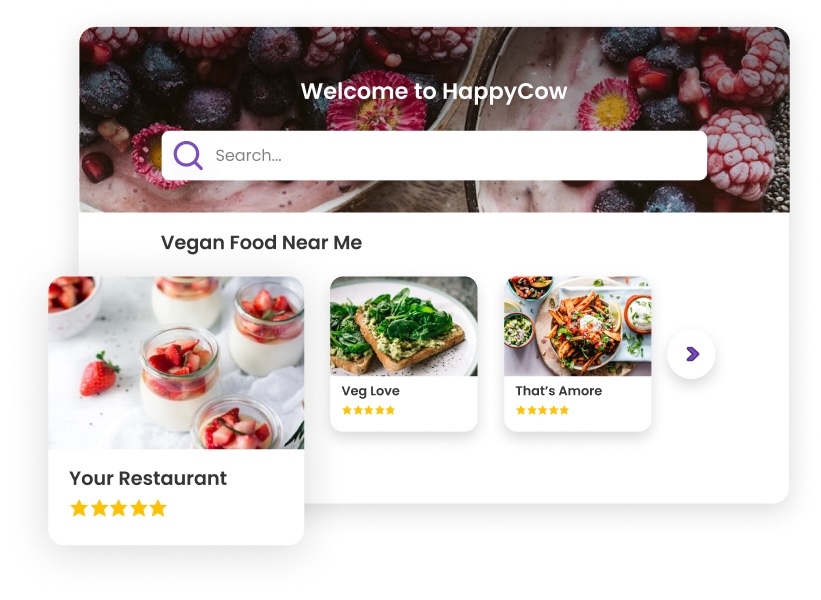 Promote your restaurant on HappyCow - HappyCow